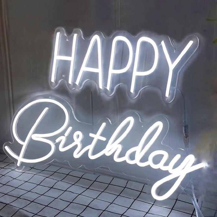 Neonový nápis HAPPY Birthday :: kvitidecor